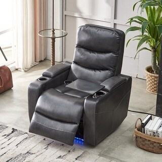 Multifunctional Power Recliner with Storage & LED Lighting - Bed Bath ...
