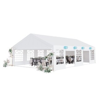 20x32 FT Outdoor Party Tent with Adjustable Sidewalls - Bed Bath ...