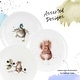 Royal Worcester Set of 4 Wrendale Designs Coupe Plates - 8 Inches - Bed ...
