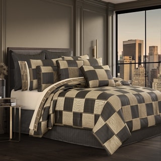 J. Queen New York Brando Bronze Comforter Set - Bed Bath & Beyond ...