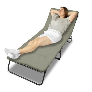 Folding 5-Angle Adjustable Camping Cot - Bed Bath & Beyond - 43078824