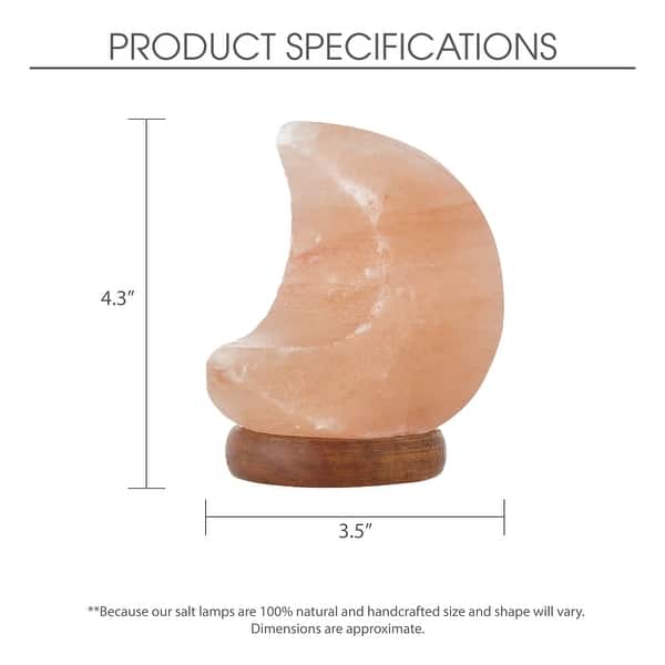 Jaslene 8 Color Modes Moon Salt Lamp - Bed Bath & Beyond - 36786630
