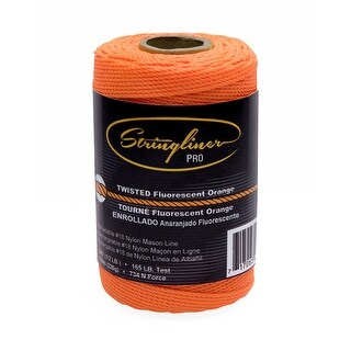 Stringliner 1/2 oz Orange Twisted Mason's Line 540 ft. Fluorescent ...