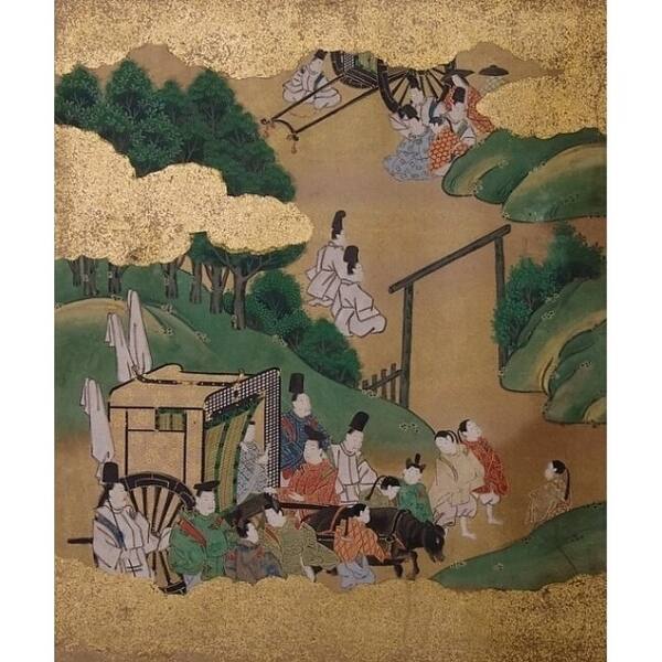 Twelve Scenes From The Tale Of Genji Poster Print By Unidentified ...