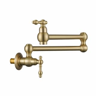 Wall-Mount 360° Swivel Folding Pot Filler Faucet - Bed Bath & Beyond ...