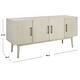 SAFAVIEH Couture Doderick Mid-Century 58-inch Storage TV Media Stand ...