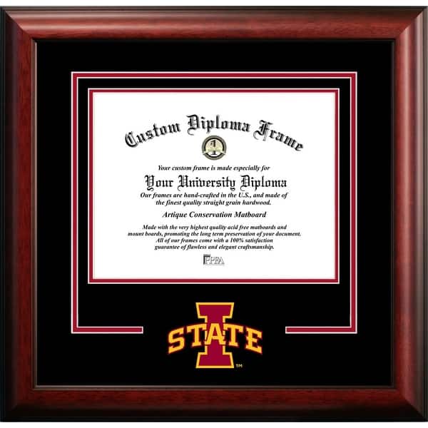 Iowa State Cyclones 11w x 8.5h Spirit Diploma Frame - Bed Bath & Beyond ...