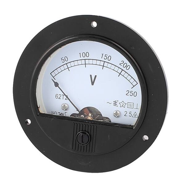 AC 0-250V Analog Panel Voltmeter Voltage Meter Measuring Gauge Class 2.5 - AC 0-250V - Bed Bath ...