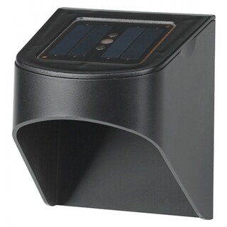 Duracell SL18P-R5-BK-2 Plastic Solar LED Stair Light, Black, 5 Lumen, 2 ...