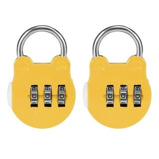 3 Digit Combination Padlock, 3mm Steel Shackle Dia Zinc Alloy Locks ...