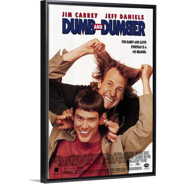 "Dumb and Dumber (1994)" Black Float Frame Canvas Art - Bed Bath ...