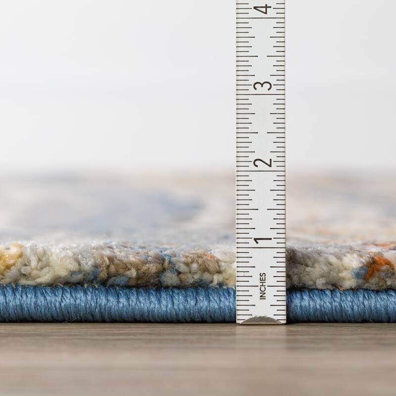 Addison Barkley Modern Blue Geo Rug - On Sale - Overstock - 33928231