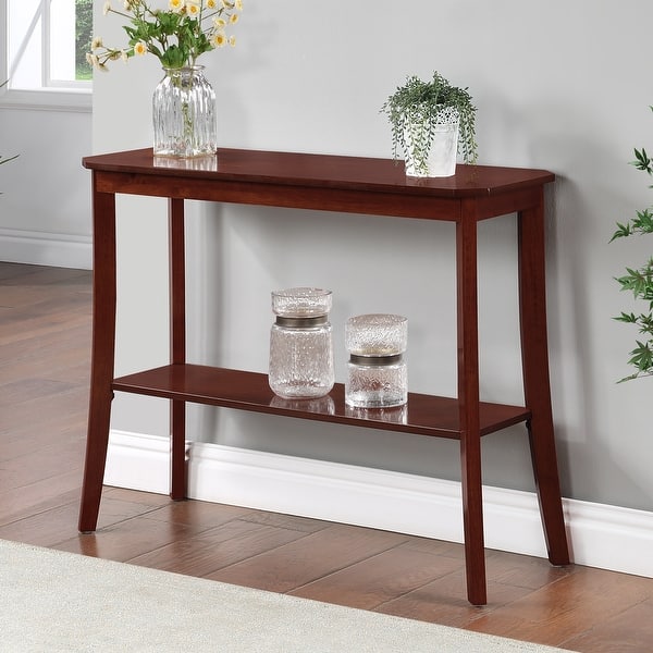 Convenience Concepts Designs2Go Baja Console Table with Shelf - Bed ...