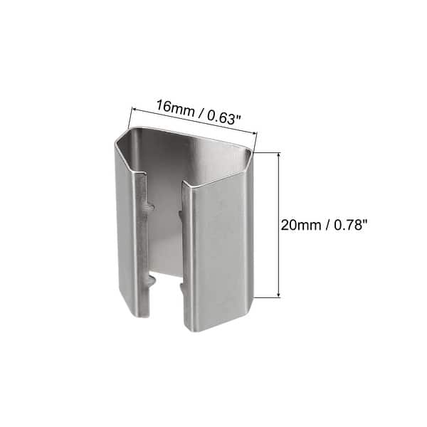 Fold Over Crimp End Caps, 80Pcs Ribbon End Clasp Tips Clamp Cord Ends ...