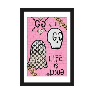 iCanvas "Life Is Gucci" by Julie Schreiber - Bed Bath & Beyond - 37416292