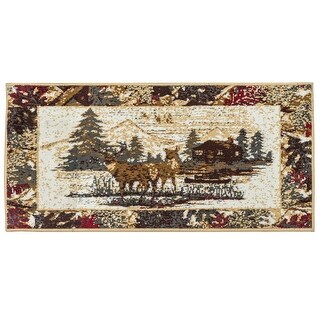 Furnish My Place Cabin Lodge Rug - Multicolor, Cabin Rug - Bed Bath ...