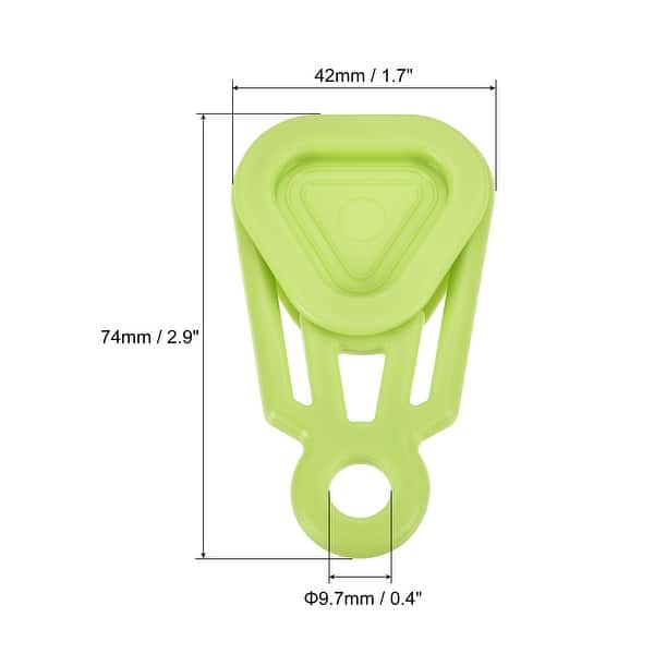 Tarp Grabbers Tent Clips Plastic Triangle Movable Snaps for Camping ...