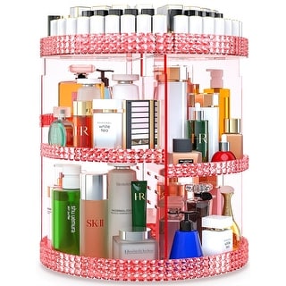 Makeup Organizer 360-Degree Rotating,Adjustable Makeup Storage,7 Layers ...