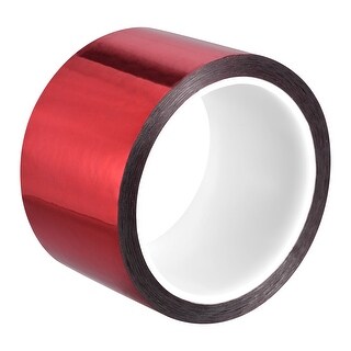 Metalized Polyester Film Tape Mirror Finish Decor Tape 50m x 60mm, Red ...