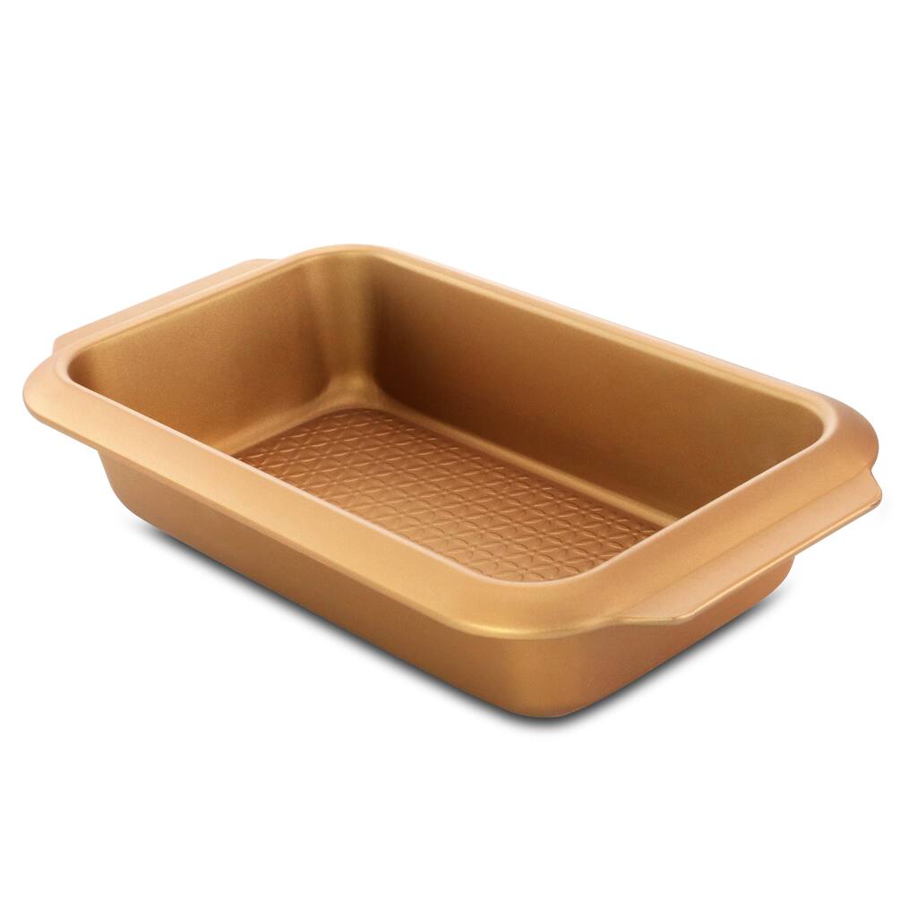 Gibson Home Country Kitchen 13.8 Inch Carbon Steel Loaf Pan in Copper ...