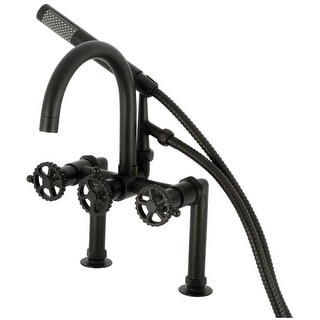 Kingston Brass AE810.CG Fuller Deck Mounted Tub Filler with Built-In ...