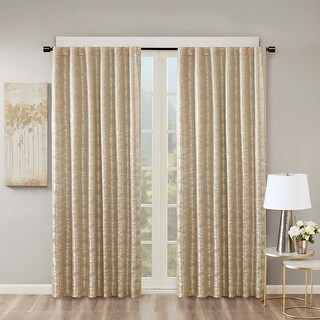 Lined Total Blackout Rod Pocket/Back Tab Curtain Panel - Bed Bath ...