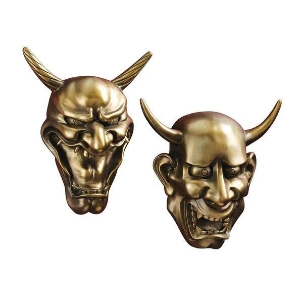 Design Toscano Hannya Demon Mask Wall Sculptures - Bed Bath & Beyond ...