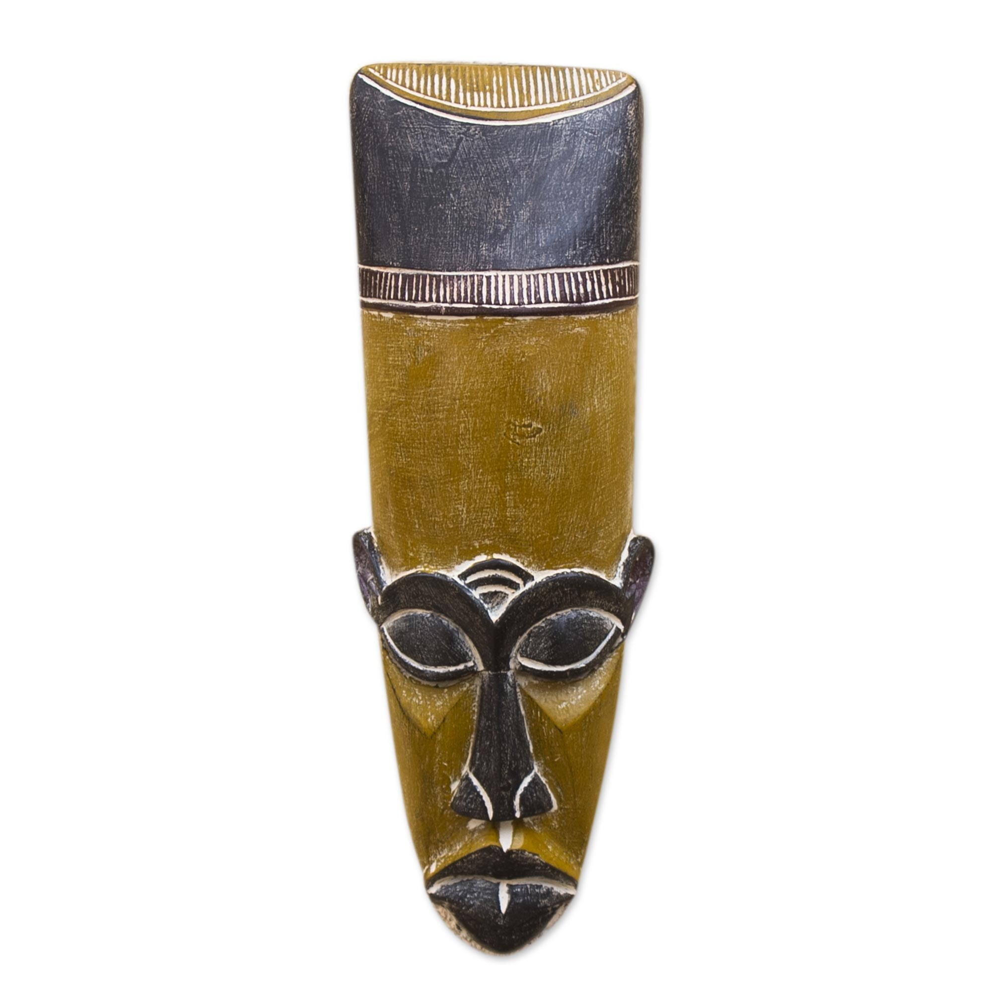 Novica Handmade Donkor Protection I African Wood Mask - Bed Bath ...