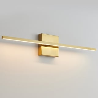 Gold LED Bathroom Vanity Lights Fixtures Over Mirror 24 inch - Bed Bath ...