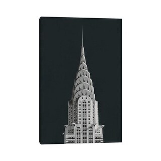 iCanvas "Chrysler Building on Black" by Wild Apple Portfolio Canvas ...