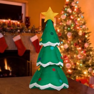 Gemmy Airdorable Christmas Airblown Inflatable Christmas Decor Tree ...
