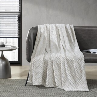 Plaid Throw Blanket With Reversible Design - On Sale - Bed Bath ...
