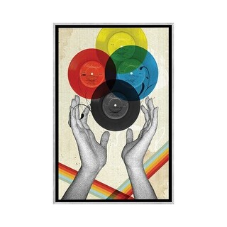 iCanvas "CMYK The Creation Of Retro" by Elo Marc Framed - Bed Bath ...