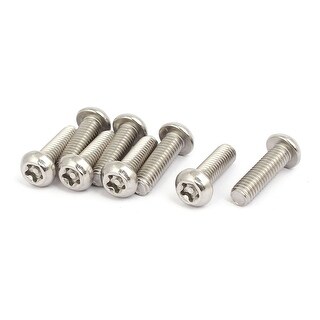 M6x20mm Stainless Steel Button Head Torx Five-Lobe Tamper Screw T30 ...