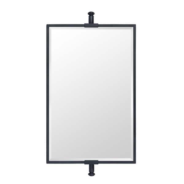TEHOME Correon Pivot-N-View Rectangle Mirror for Window Bathroom Vanity ...