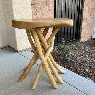 Greenage Teak Branch Coffee Table Accent Table Modern End Table - Bed ...