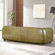 Mayla Mid Century Modern Luxury Italian Leather Couch - Bed Bath ...