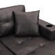 Sectional Sofa Set With L Shape Chaise Lounge, Cup Holder, Left Or ...