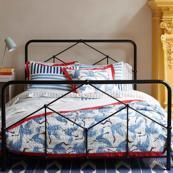 Novogratz by Utica Family of Cranes Blue Quilt Set - Bed Bath & Beyond ...