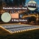 Outdoor Patio Rug with LED Lights - 8x10 Outdoor Rug - Plastic Straw ...