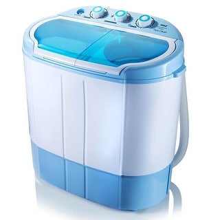 Pyle 2 in 1 Portable Compact Mini Top Load Washing Machine and Spin ...