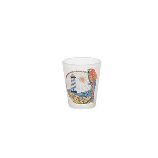 Tropic Lighthouse Shot Glass Coastal Nautical Ocean Beach Marine 1.97 x ...
