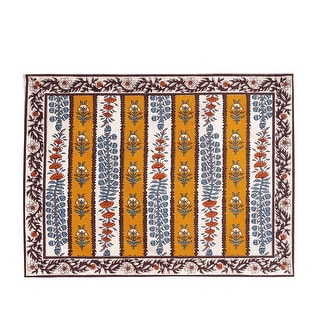 Couleur Nature Provence Avignon Mats - Set of 6 - Dijon/Blue - Bed Bath ...