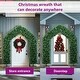 vidaXL Christmas Arch Indoor Outdoor Xmas Decoration Holiday Tree Arch ...