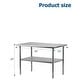 Heavy Duty Stainless Steel Work Table, with Adjustable Undershelf - Bed ...