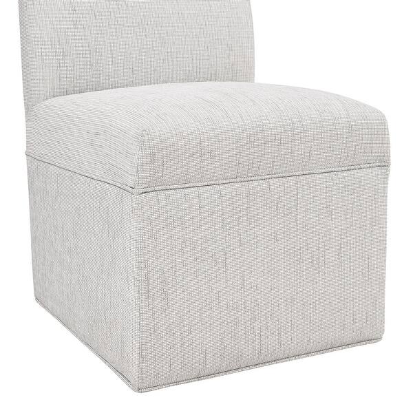 Dayla Modern Fabric Upholstered Caster Dining Chair by Greyson Living ...