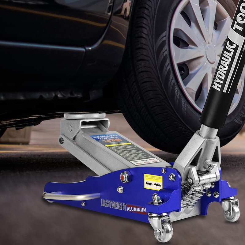 Hydraulic Low Profile Aluminum and Steel Racing Floor Jack - Overstock ...