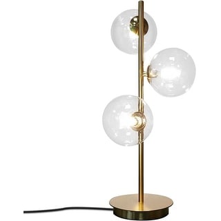 Mid Century Globe Table Lamp Modern 3 Lights Gold Desk Lamp ...