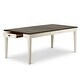 Steve Silver Cottonville Two-Tone Farmhouse 80-inch Dining Table - Bed ...