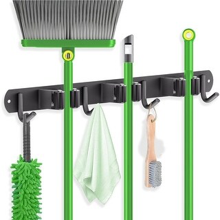Mop and Broom Holder Wall Mount - small - Bed Bath & Beyond - 40562238